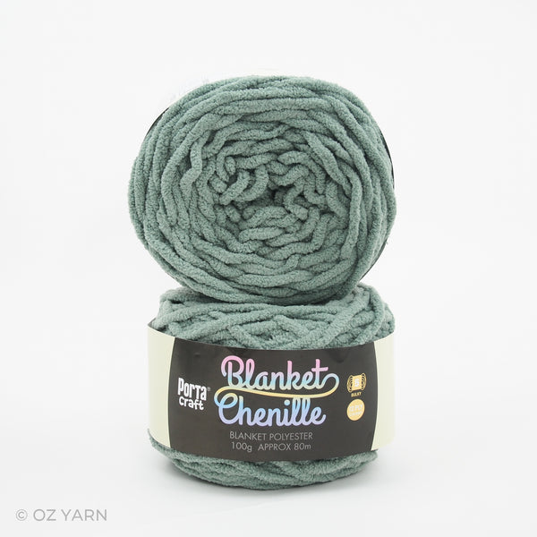 Porta Craft Blanket Chenille Polyster Yarn 100g – OZ YARN