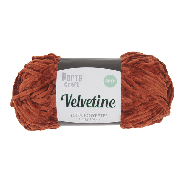 Porta Craft Velvetine Chenille Yarn 100g – OZ YARN